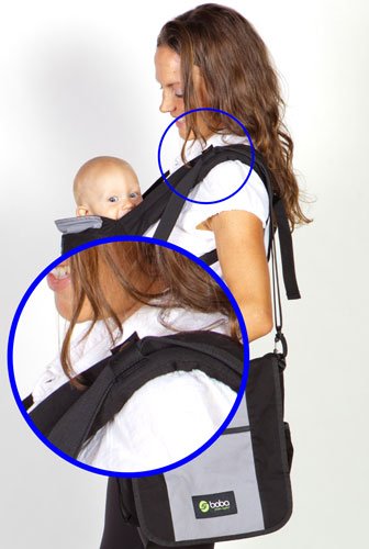 Boba Pack Shoulder Style Diaper Bag Can Attach to New Boba 3g and 4g Carriers Lila