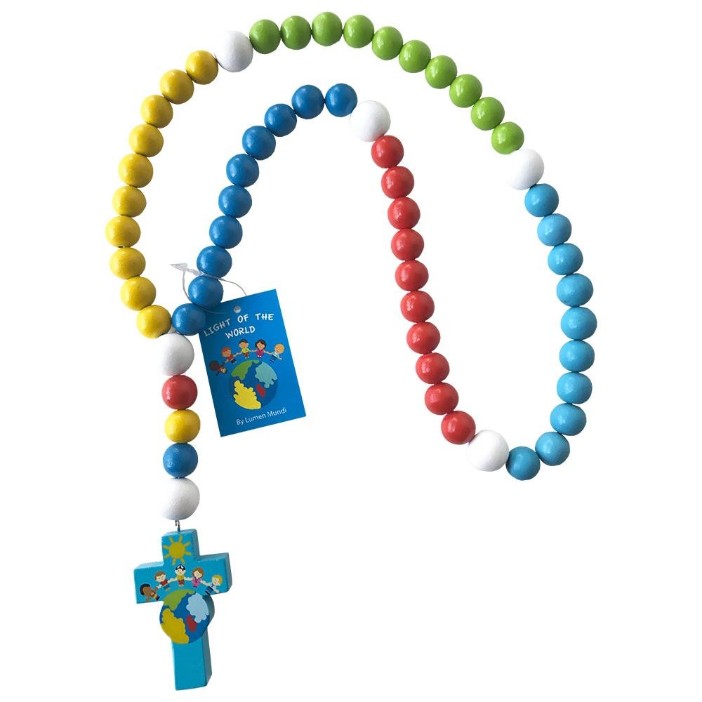 Children of The World Wooden Baby Rosary