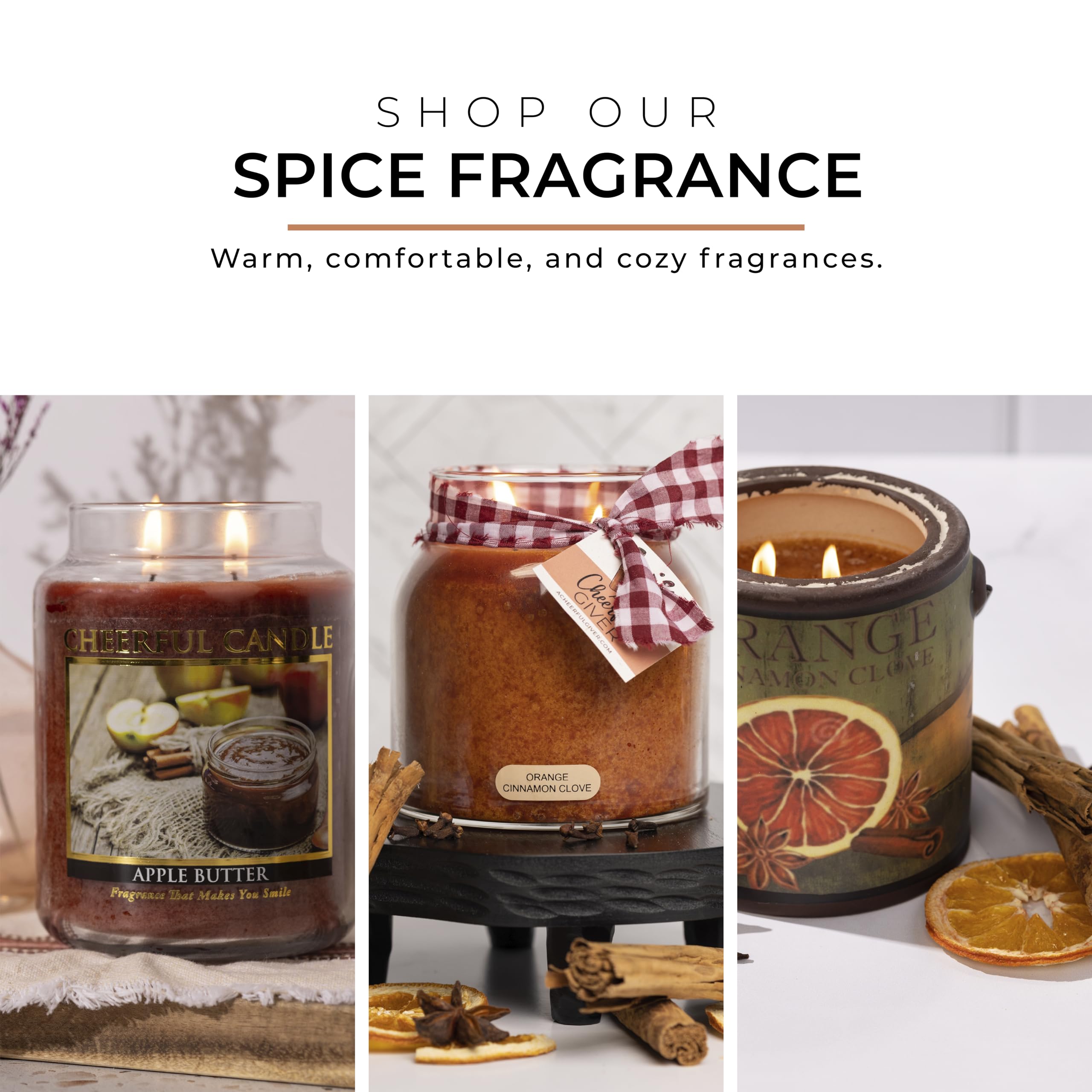 A Cheerful Giver - Pumpkin Chata - 34oz Papa Scented Candle Jar with Lid - Keepers of the Light - 155 Hours of Burn Time, Gift for Women, Orange