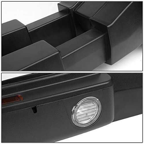 DNA Motoring TWM-006-T999-CH-AM Pair of Powered Heated Towing Side Mirrors W/Turn Signal Light Compatible with 04-14 F-150, Chrome/Amber