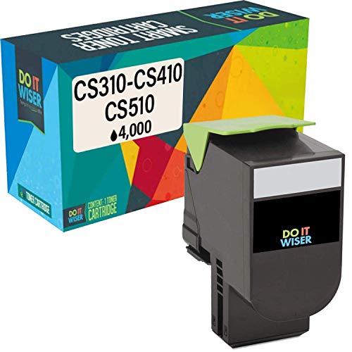 Do it Wiser Compatible Toner Cartridge Replacement for Lexmark 701HK 70C1HK0 - CS310dn CS310n CS410dn CS410n CS510de CS510dte (High Yield, Black)