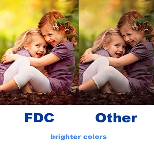 FDC Compatible 106R01597 106R01594 106R01595 106R01596 Toner Cartridge Replacement for Xerox Phaser 6500 WorkCentre 6505 Printers (4 Colors)