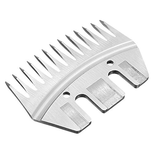 FUYUAN Sheep Shears Blades Straight Replacement 13-Tooth Electric Sheep Scissors, Universal Replacement Blades
