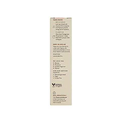 Honest Beauty Gloss-C Lip Gloss, Rose Opal with Coconut Oil + Jojoba Seed Oil| EWG Certified + Dermatologist Tested & Vegan + Cruelty free | 0.33 fl. Oz