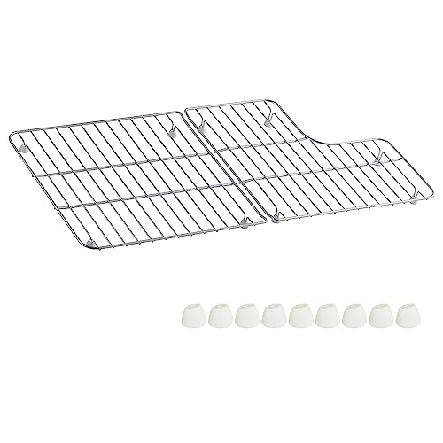 𝟮𝟬𝟮𝟯 𝙐𝙥𝙜𝙧𝙖𝙙𝙚𝙙 K-6639-ST Sink Rack Replacement for Kohler Whitehaven Bottom Basin Rack 6639-ST, K-6488 and K-6489 Stainless Steel Sink Protector Accessories