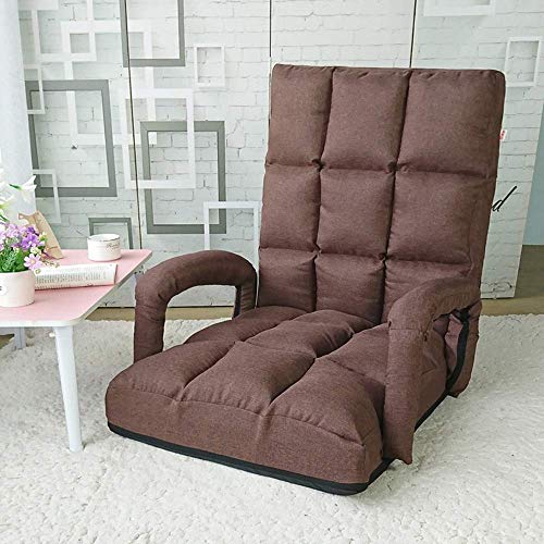 GYDJBD Lazy Sofa,Portable Lazy Sofa Back Support Floor Chair Pink Adult Meditation Seminar Read TV Watch,58cmx60cmx68cm (Color : B)