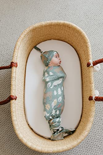Copper Pearl Large Premium Knit Baby Swaddle Receiving Blanket Atwood