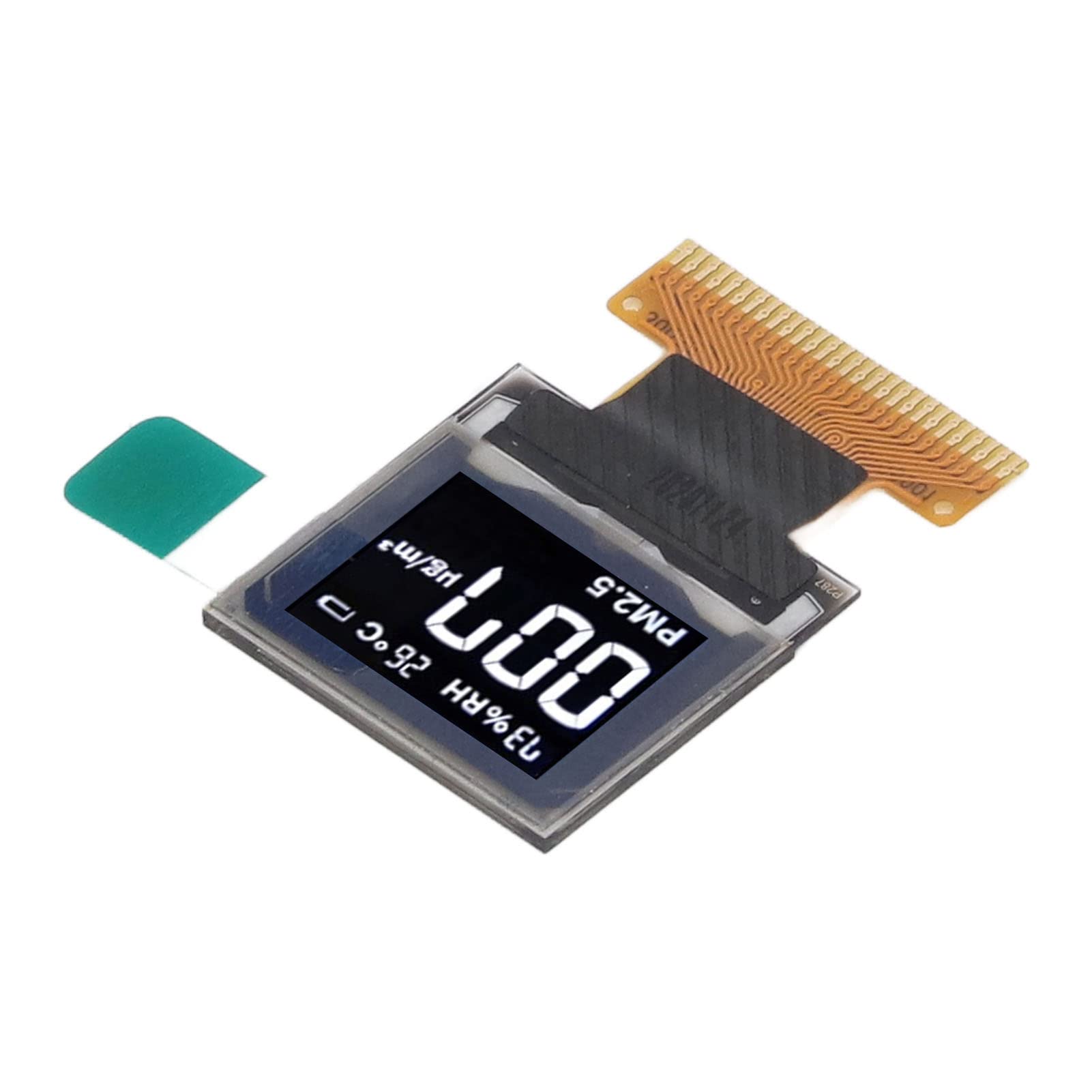 28PIN LCD Display Screen, 64x48 28PIN Organic Light Emitting Diode Display Bright 4Pcs 0.66in Glass Free Construction for Maintenance