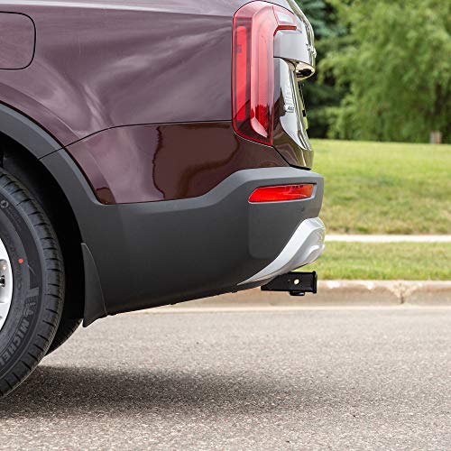 CURT 13420 Class 3 Trailer Hitch, 2-Inch Receiver, Fits Select Kia Telluride, GLOSS BLACK POWDER COAT