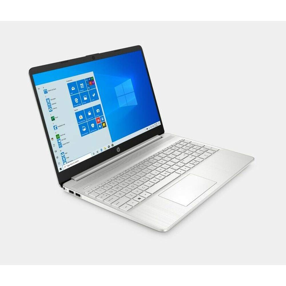 HP 2021 15.6” HD Touchscreen Laptop Computer, AMD Ryzen 7-4700U Processor, 32GB RAM, 1TB SSD, HD Audio, HD Webcam, AMD Radeon Graphics, Bluetooth, HDMI, Windows 10, Silver, 32GB SnowBell USB Card