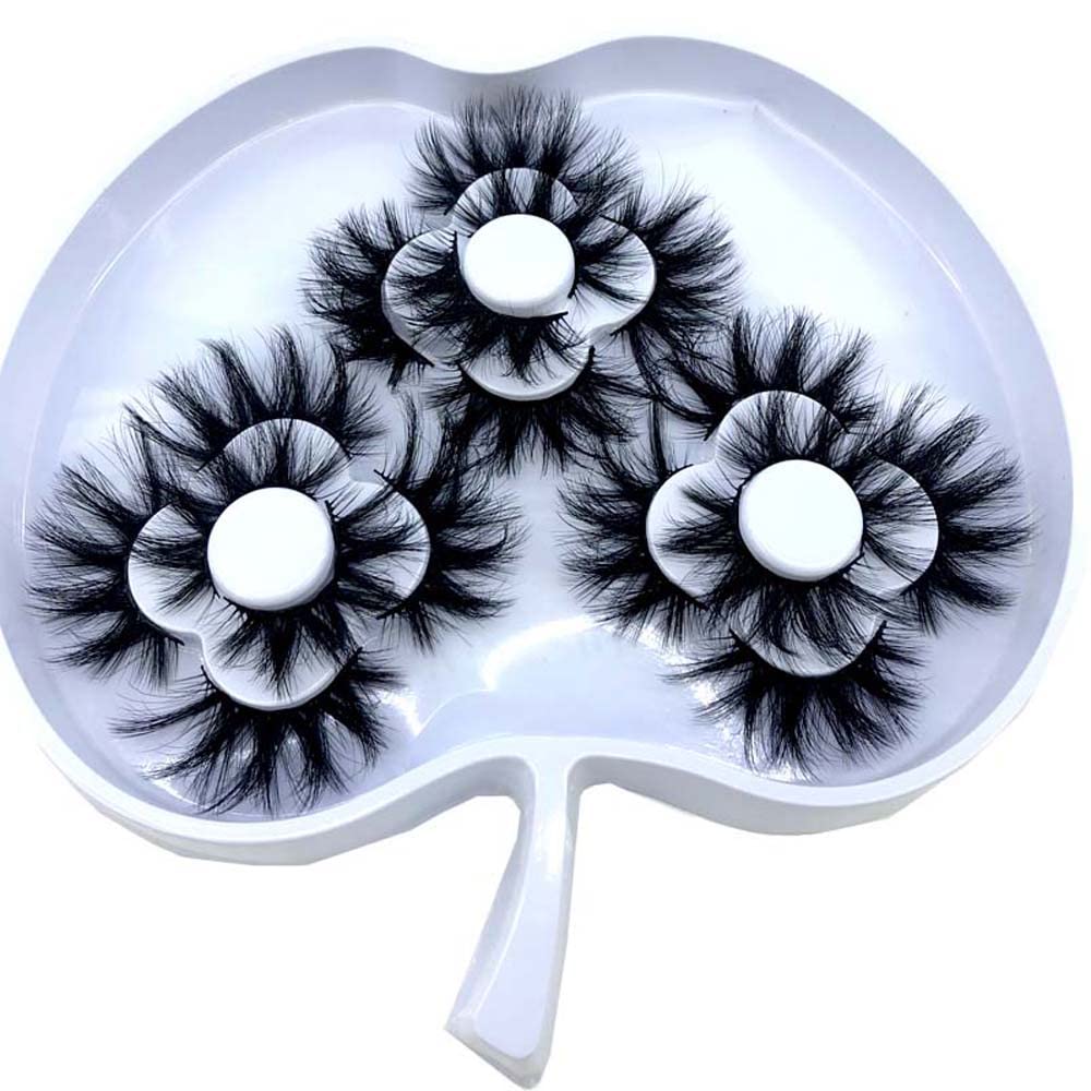 HBZGTLAD 9 pairs Natural Long False Eyelashes 25mm 5d Mink Eyelashes Thick Full Strip Lashes Luxury Makeup Dramatic Lashes 3D Mink Lashes (KD-111)