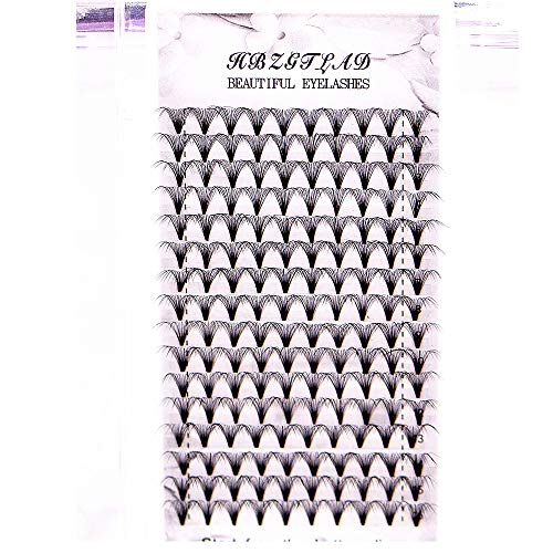 HBZGTLAD Premade Russian Volume Fans 16 lines 3/4/5/6/10/20D Mink Eyelashes D/DD curl Short Stem Lash Eyelash Extensions Supplies (16mm, 0.05-DD-20)