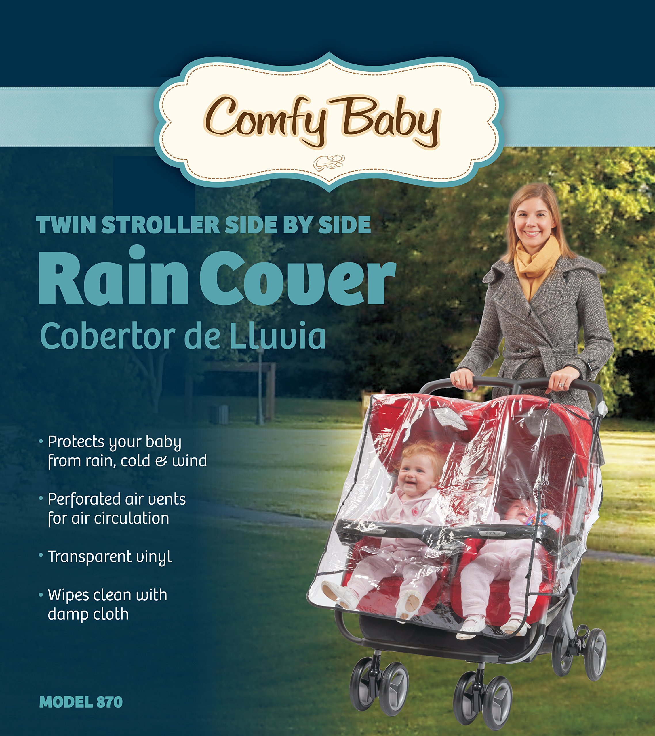 Babyroues Twin Stroller Weathershield/Raincover