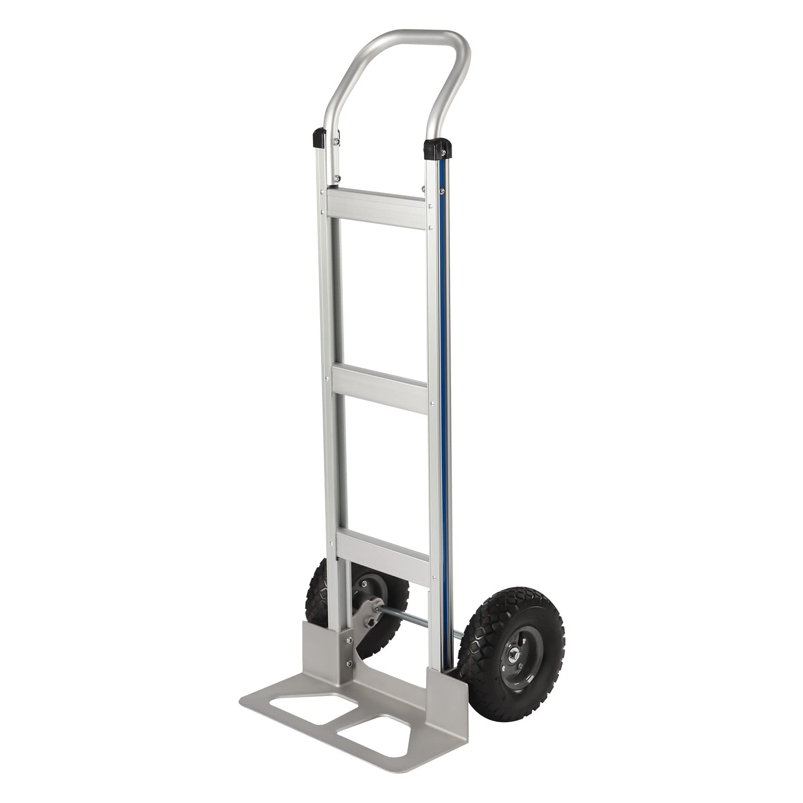 440/550lbs Industrial Hand Truck Cart, Aluminum Alloy Truck Dolly with Collapsible Wheels & Telescoping Handle, Heavy Duty Dolly Cart, 18.11 * 20.27 * 59.84in (500Lbs)