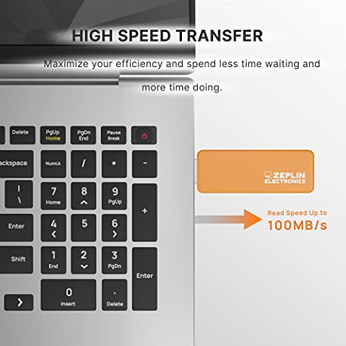 ZEPLIN ELECTRONICS ZP6 USB Flash Drive 128GB - Orange