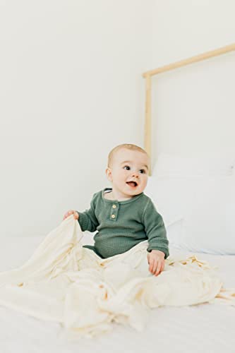 Copper Pearl Large Premium Knit Baby Swaddle Receiving Blanket Yuma