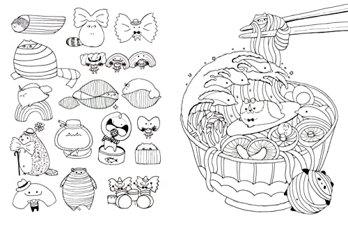 A Million Kawaii Cuties: The Sweetest Things to Color (A Million Creatures to Color)
