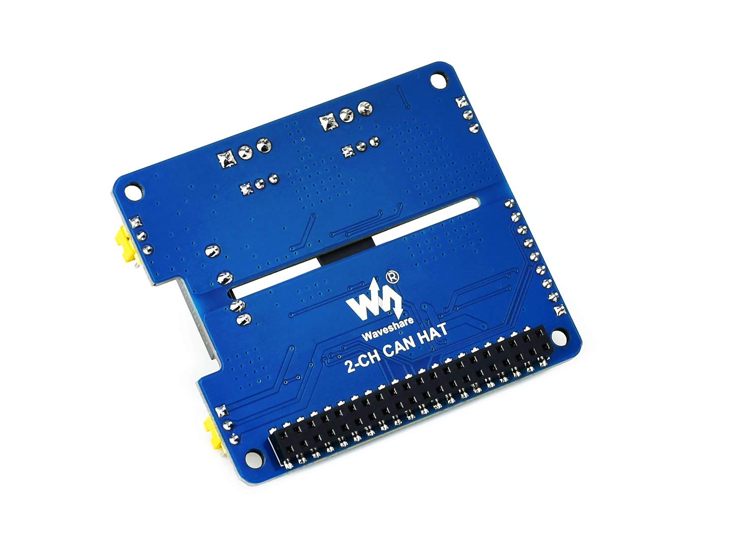 2-Channel Isolated CAN Bus Expansion HAT Compatible with Raspberry Pi/Arduino/STM32,2-CH CAN HAT with MCP2515 + SN65HVD230 Dual Chips Solution,Multi Onboard Protection Circuits