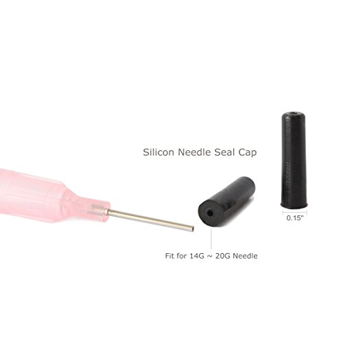 BSTEAN Syringe Blunt Tip Needle and Cap - 10ml, 5ml, 3ml, 1ml Syringes 14ga 16ga 18ga 20ga Blunt Needles - Oil or Glue Applicator (Pack of 10)