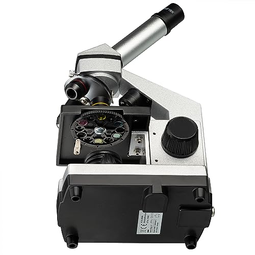 BRESSER Junior Biological Microscope Set 40-1600x Magnification with LED Illumination and USB Lens