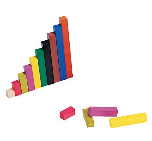 hand2mind Foam Cuisenaire Rods Individual Set, Math Manipulatives, Montessori Math Rods, Math Counters, Math Blocks, Counting Blocks, Montessori Math, Fraction Bars, Number Rods (Set of 74)