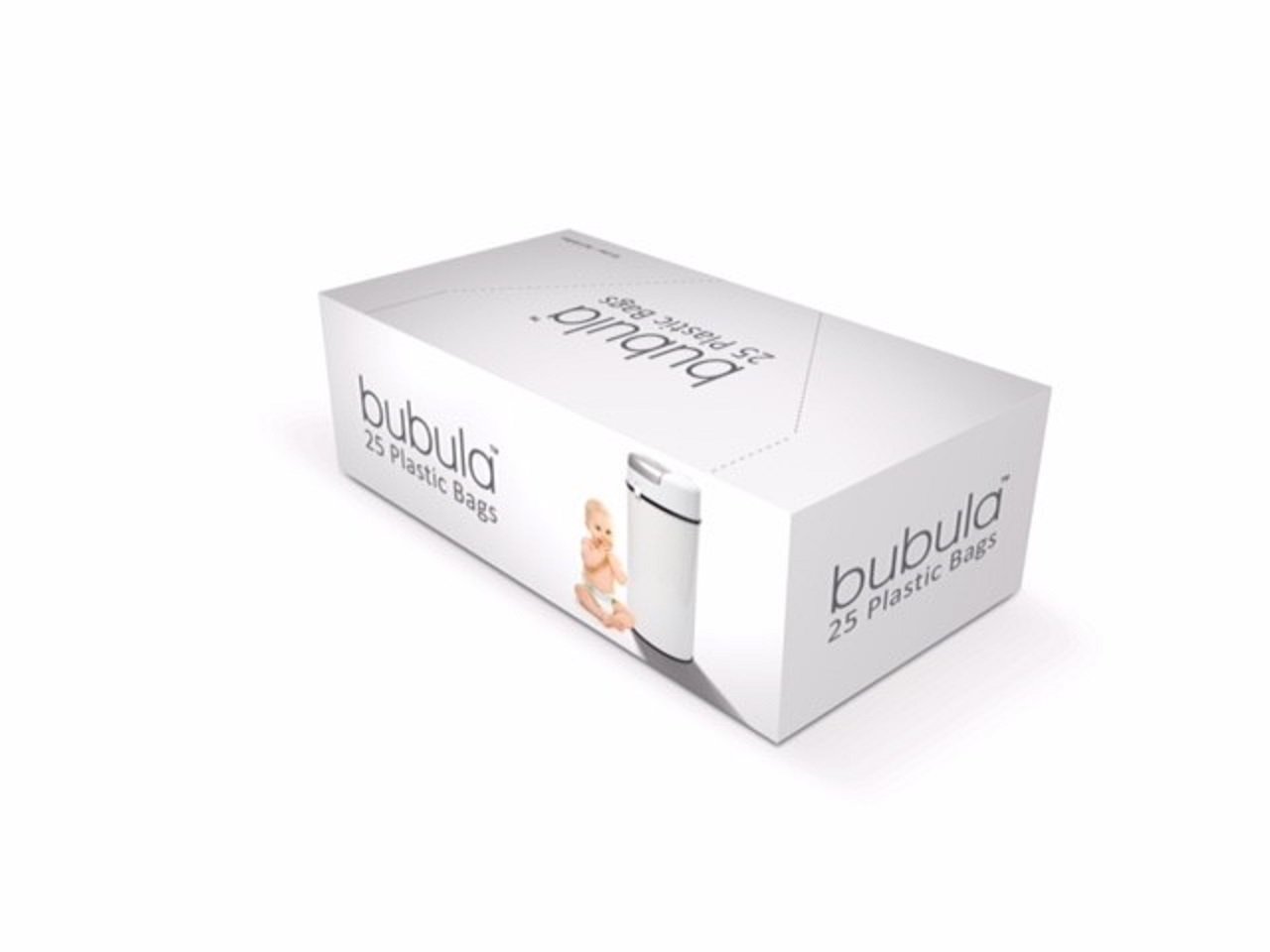 Bubula Diaper Pail Plastic Bags, 55 Litrer, 25 Count