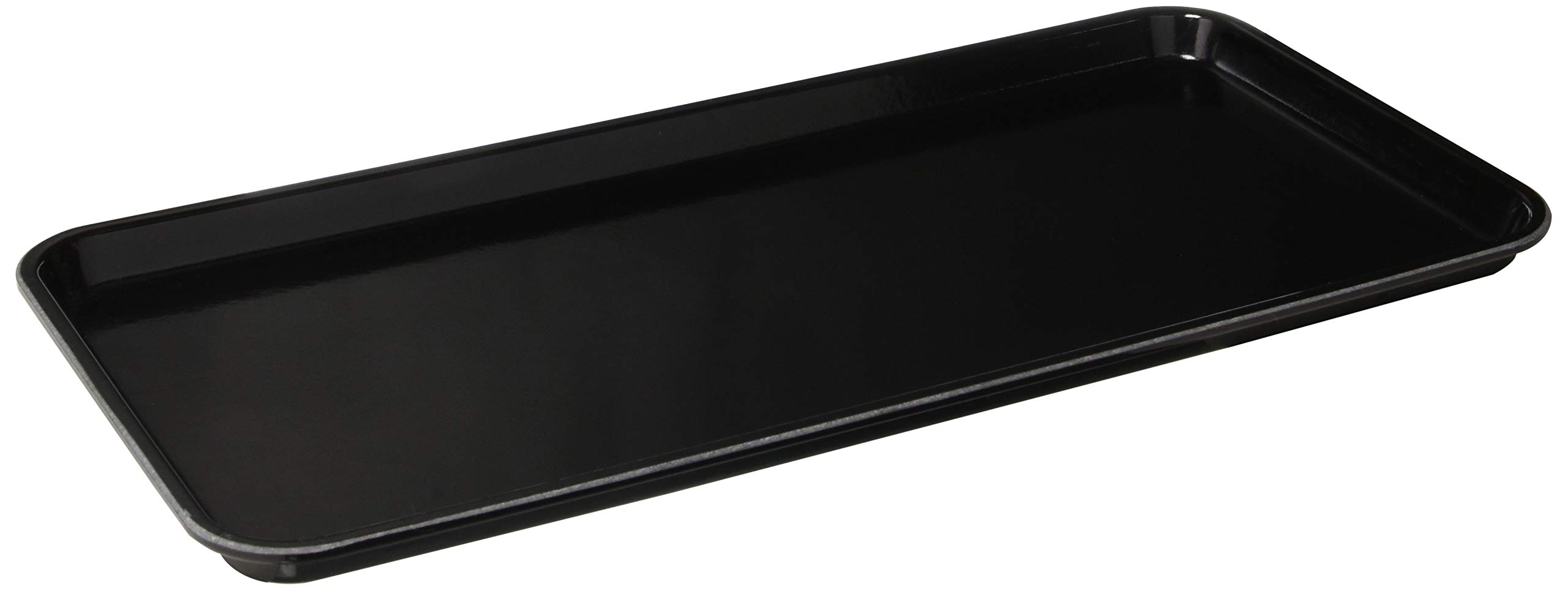Cambro 918MT110 9" x 18" Black Fiberglass Market Tray
