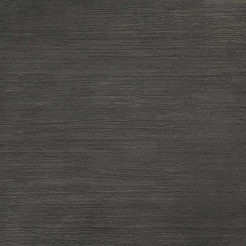 Convenience Concepts American Heritage Round Coffee Table with Shelf, Wirebrush Dark Gray