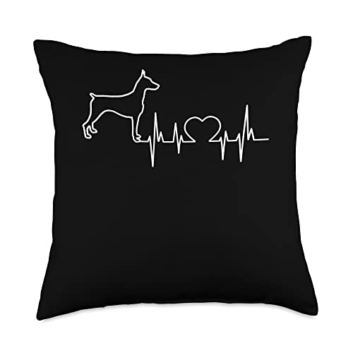99 Gifts Doberman Pinscher Shop Dobermann Dog Breed Throw Pillow, 18x18, Multicolor