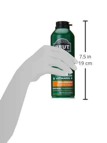 Brut Tri Guard Formula Balancing Shaving Lotion with Aloe and Vitamin E, Original Fragrance, 9.5 Ounce