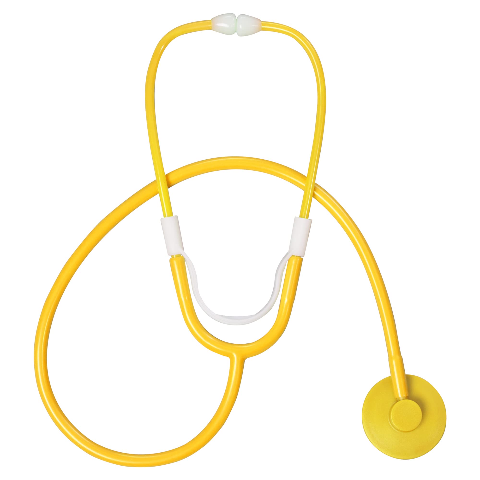 Dukal Pack of 10 Disposable Single Head Stethoscopes with 22” Y Piece Tubing. Single patient use. Stethoscope for Blood Pressure Readings, Home, Educational Purposes.