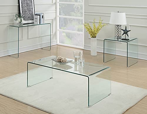 Coaster Home Furnishings Ripley Square End Table Clear
