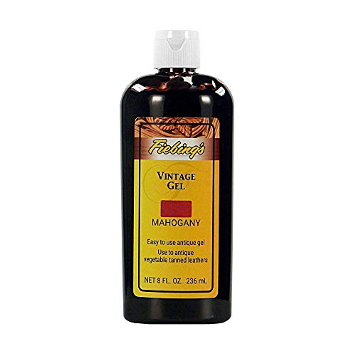 Fiebing's Vintage Gel - Mahogany 8oz - Antique Gel for Leather
