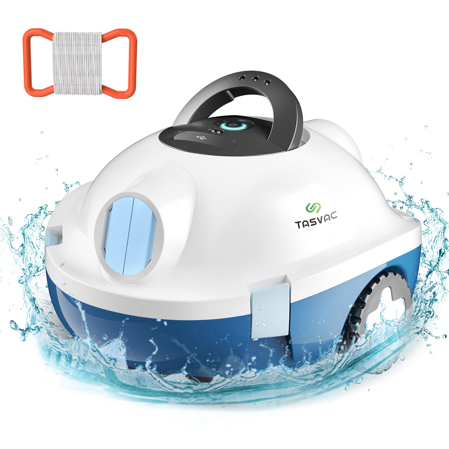 ๐ฎ๐ฌ๐ฎ๐ฏ ๐๐ฅ๐๐ง๐๐๐ TASVAC Cordless Robotic Pool Cleaner, Automatic Pool Vacuum, 90 Mins Runtime