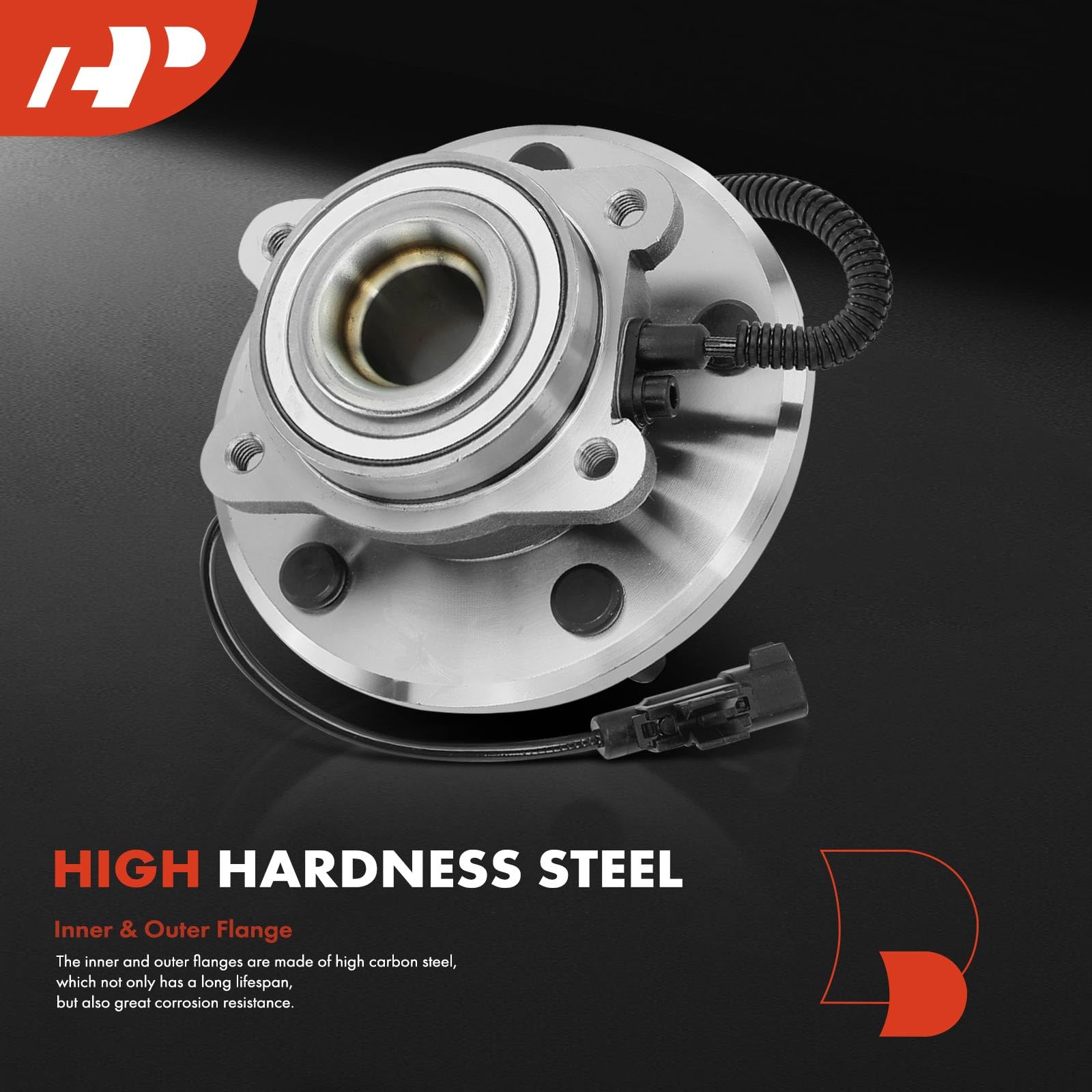 A-Premium 2 x Rear Wheel Bearing and Hub Assembly with ABS & 5-Lug Compatible with Dodge Grand Caravan 2008-2011 & Chrysler Town & Country 2008-2011 & Volkswagen Routan 2009-2011