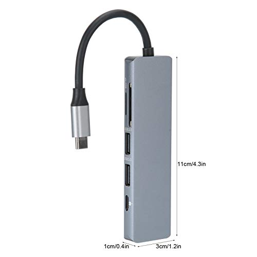 Type‑C Docking Station Adapter Hub Adapter Docking Station Adapter Easy USB Intelligent for Travel Home