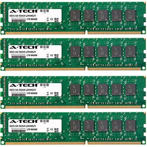 A-Tech 8GB KIT (4 x 2GB) for HP-Compaq Z Workstation Series Z420 Z600 Workstation Z620 Workstation. DIMM DDR3 ECC Unbuffered PC3-12800E 1600MHz Server Ram Memory