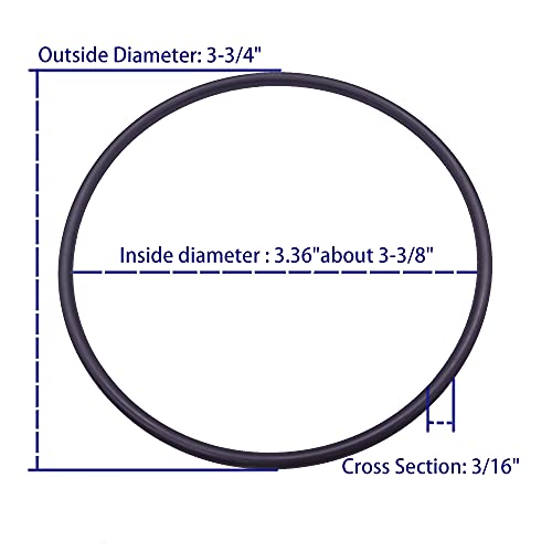 5-Pack 151121 OR-38 O-Ring Gasket Seal Replacement for Pentek/Pentair Culligan Water Filter Slim Line Housings