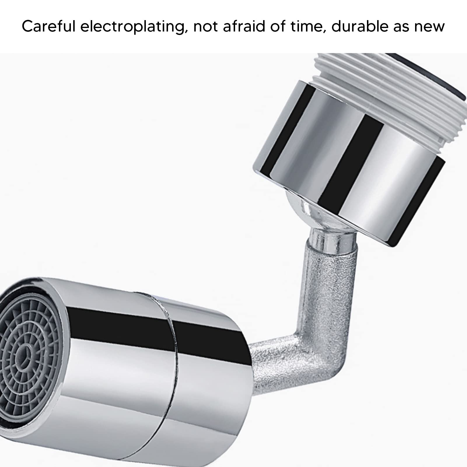 360 Degree Swivel Faucet Extender, Faucet Extender for Bathroom Sink, Splash Proof Large Angle Rotating Faucet Extender, Soft Water Discharge for Home Bathroom, Kitchen, Restaurant