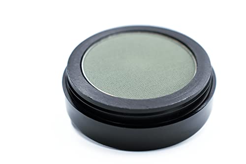 Pure Ziva Khaki Grey Dark Green Sage Thyme Forest Fern Matte Opaque Pressed Powder Single Vegan Eyeshadow; Talc, Paraben & Cruelty Free