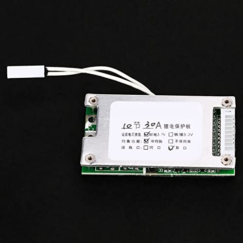 Battery Board,10S 36V 30A Cell Battery PCB Board with Balance Function