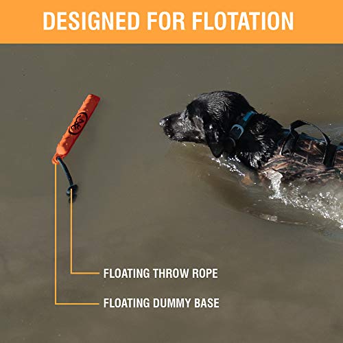 Browning Vinyl Training Dummy Hunting Dog Training Dummy, Vinyl, Orange, Large (Pack of 1)