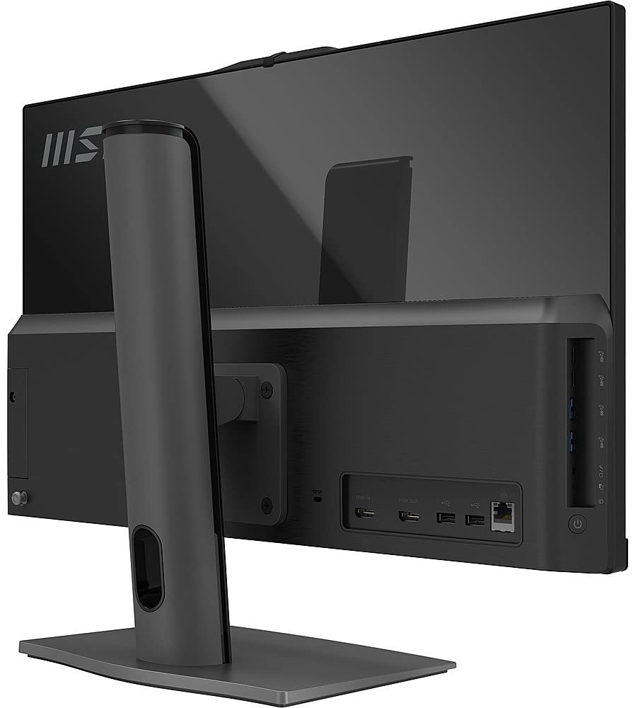 2022 MSI Modern AM242T 11M-1431US (i3-1115G4, 8GB RAM, 256GB NVMe SSD, 23.8" FHD Touchscreen, Windows 11) All-in-One Computer Desktop - Black