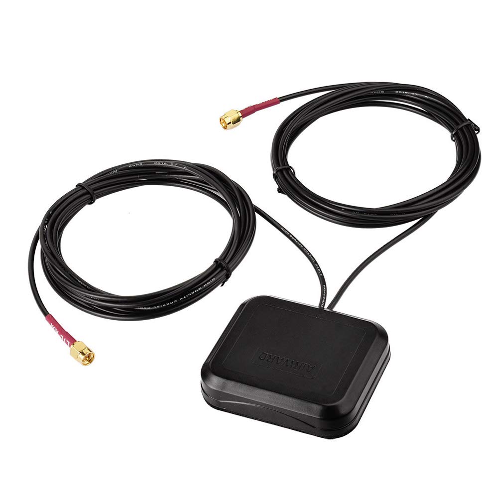 Bingfu 4G LTE Adhesive Magnetic Mount Antenna MIMO SMA Male 4G LTE Antenna Compatible with 4G LTE Wireless Router Home CPE Router Mobile Modem Hotspot Industrial IoT Router Cellular Gateway