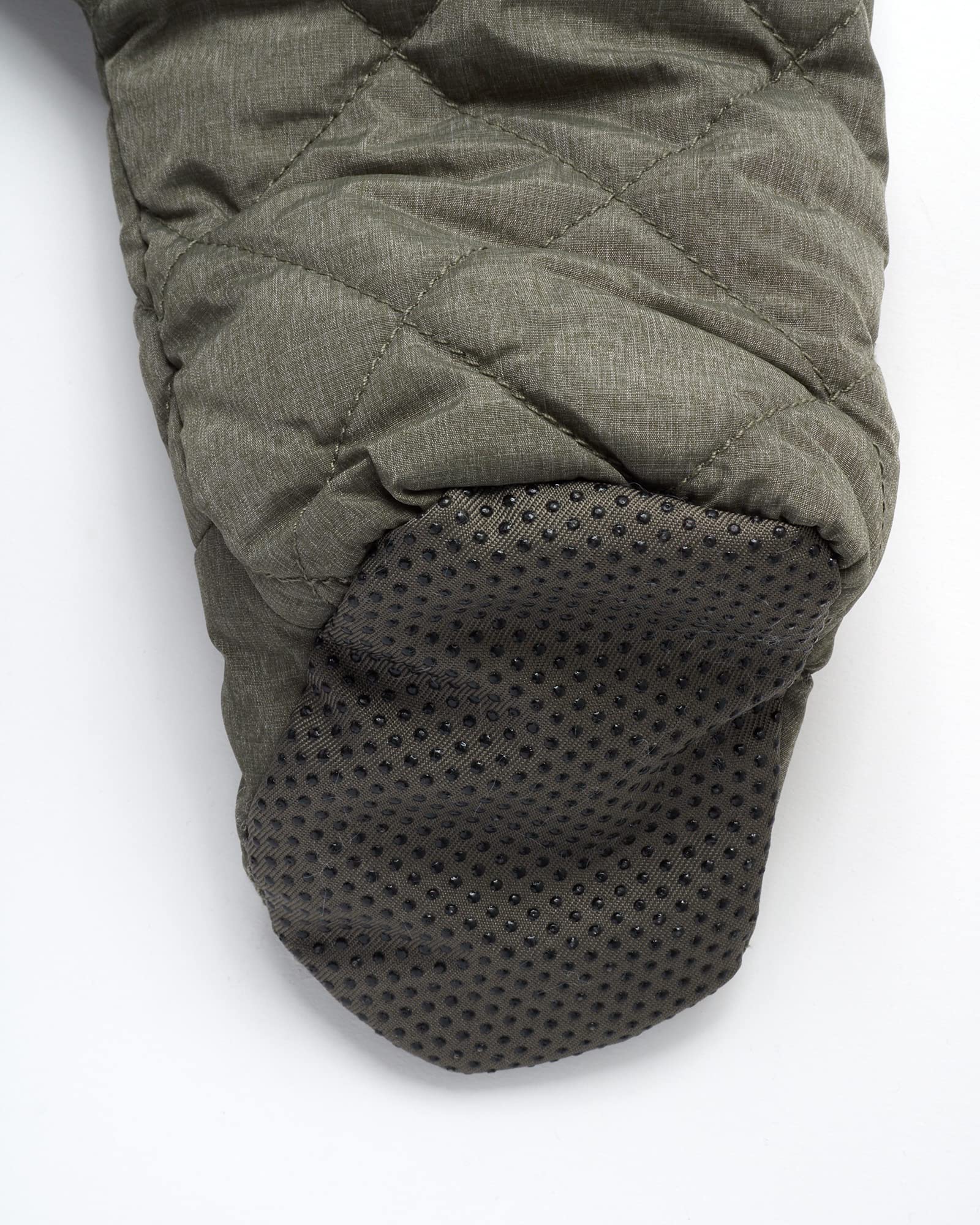 URBAN REPUBLIC Baby Boys' Pram Snowsuit - Quilted Fleece Lined Snowsuit with Gloves - Outerwear Coveralls (Sizes: 3-9M), Size 6M, Olive