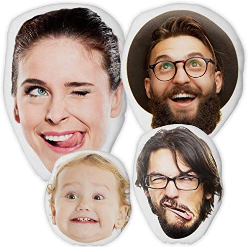 Customized Pillow, Personalized Picture Dog Cat Pet Shaped Pillow 3D Duplex Printing Gift for Lover, 16"