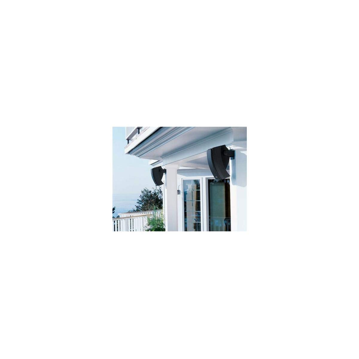 251 Outdoor Environmental Speakers, Black, with Sonos Amp 2.1 Channel Amplifier