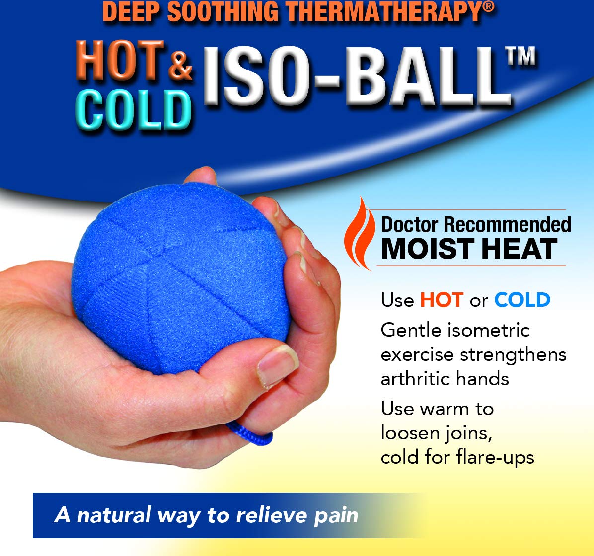 Bed Buddy Stress Ball and Grip Strength Trainer - Stress Relief Toy and Hand Grip Strengthener, Microwavable for Heat Therapy