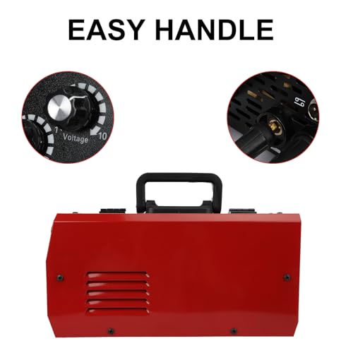 3 in 1 Compact MIG Welder, 270A 110V MIG TIG MMA Gasless Welding Machine, Adjustable Current, Dual Voltage Mini Electric Inverter Welder