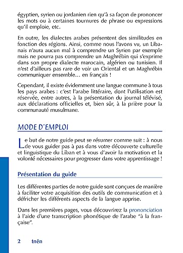 Arabe Libanais de Poche - Lebanese Arabic phrasebook for French speakers (Arabic Edition)